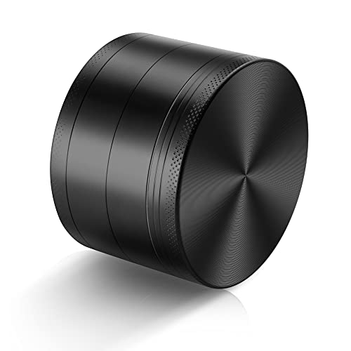 Spice Grinder, Zinc Alloy, 2.0 Inch (Black)