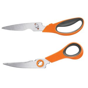 Fiskars All-purpose Kitchen Shears (8 Inch), 510041-1001,Orange