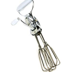 Norpro Egg Beater Classic Hand Crank Style 18/10 Stainless Steel Mixer 12 Inches