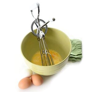 Norpro Egg Beater Classic Hand Crank Style 18/10 Stainless Steel Mixer 12 Inches