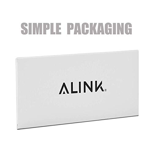 ALINK Glass Smoothie Straws, 10" x 10 mm Long Reusable Clear Drinking Straws, Pack of 8 with 2 Cleaning Brush,