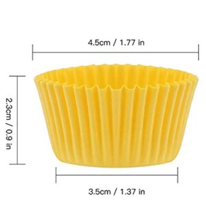 Gifbera Colored Mini Cupcake Liners Vibrant Muffin Baking Cups 400-Count