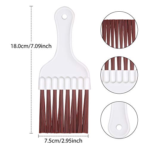 3 Pieces Air Conditioner Condenser Fin Cleaning Brush, Stainless Steel Air Conditioner Fin Cleaner, Refrigerator Coil Cleaning Whisk Brush