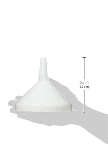 Winco Plastic Funnel, 6.25-Inch Diameter,White,Medium