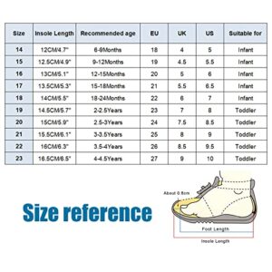 Lykmera Warm Sports Shoes for Baby Boy Girl Infant Non Slip First Walkers Shoes Running Shoes Walking Shoes for Baby Kids (Yellow, 3-3.5Years)