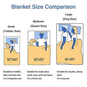 Soft Anime Throw Blanket, Durable Manga Flannel Fleece Blanket Comfortable Throws for Couch Sofa Chair Bed Home Cars Office(60"*50")