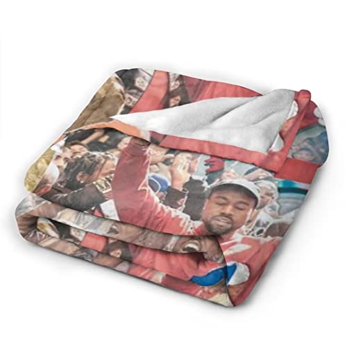 Singer Rapper Blanket Tyler Throw Blanket Singer Plush Soft Throw Blankets for Bedroom Sofa Living Room Throws Creator Merchandise Fan Gift 50"x40"