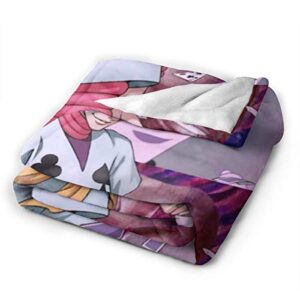 Kevlin Shop Hunter X Hunter Blanket Flannel 3D Printed Soft Warm Throw Blanket Warm, Home, Bed, Air Conditioning Quilt Sofa Blanket 50"X40"