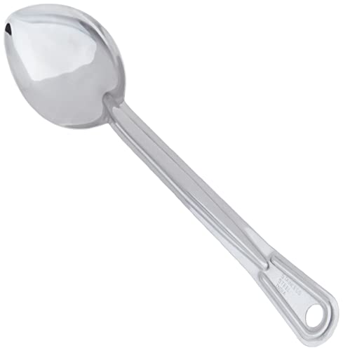 Winco BSOT-13 Solid Stainless Steel Basting Spoon, 13-Inch,Medium