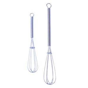 mini whisks set of 2, 5 inches and 7 inches