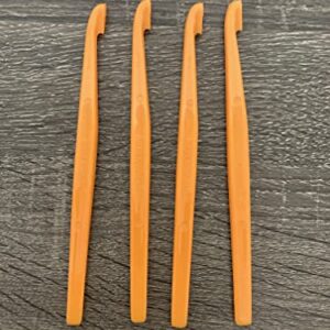 Citrus peeler orange color set of 4