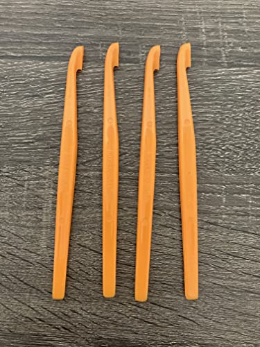 Citrus peeler orange color set of 4