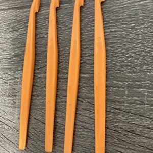 Citrus peeler orange color set of 4