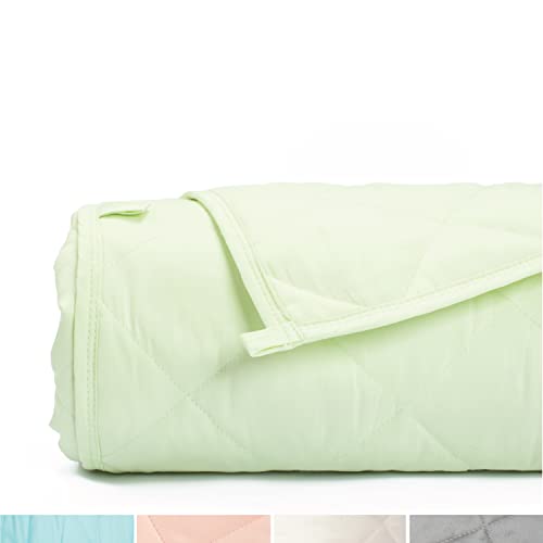 Simple Being Weighted Blanket, Patented 9 Layer Design, 60x80 20lb, Seafoam Green