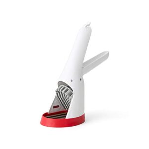 chef'n hand-held slicer strawberry slicester, cherry/meringue