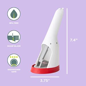 Chef'n Hand-Held Slicer Strawberry Slicester, Cherry/Meringue