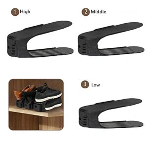 LokoshinA 10PCS Adjustable Shoe Slots Organizer Space Saver Storage Slot Shoes Rack Holder Shoe rack Shoe organizer Shoe storage HilariousM Shoe organizer for closet Shoe rack organizer