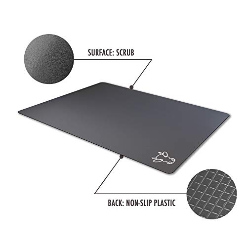 Fotouzy Flexible Plastic Cutting Board Mats with Food Icons, BPA-Free, Non-Porous, 100% Non-slip Back and Dishwasher Safe, Unique Modern Neutral Colors, Set of 4