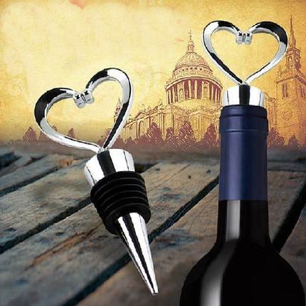 3 PCS Stainless Steel Love Design Heart Shape Wine and Beverage Bottle Stoppers