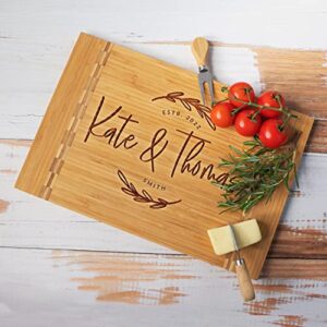 personalized cutting board, housewarming gift - 12 designs - wedding gifts for couple, kitchen sign - house warming present for new home