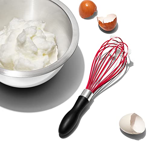 OXO Good Grips 9-Inch Silicone Whisk - Red