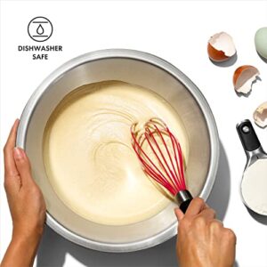 OXO Good Grips 9-Inch Silicone Whisk - Red