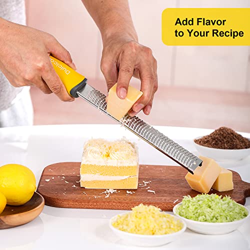 Dulcicasa Zester Grater for lemon & 2Pcs Herb Stripper Tool