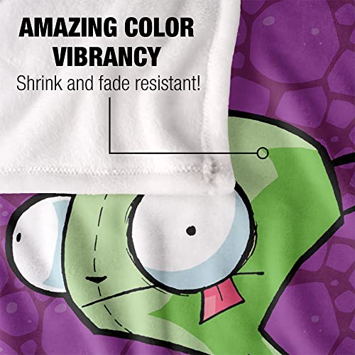 Invader Zim Blanket, 36"x58" Pig Riding Silky Touch Super Soft Throw Blanket