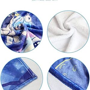 Japanese Anime Akame Ga Kill! Esdeath Flannel Throw Blanket,Household Soft Manga Printed Plush Flannel Fleece Throw Blanket