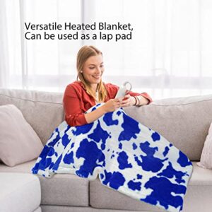 Weighted Heated Blanket，36" x 48" Small Weighted and Heated Throw Blankets, 5Lbs, Weighted Lap Blanket for Adults ,Children ，12 Heating Levels & 8 Timer, Machine Washable, for Teens and Kids