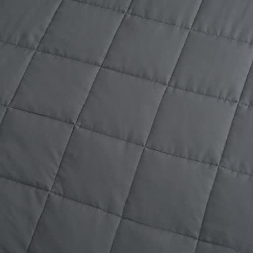 WENERSI Weighted Blanket with Duvet Cover,Cooling Weighted Blanket for Adults/Kids,Heavy Blanket with Machine Washable Soft Microfiber Cover(Dark Grey,60''x80'' 25lbs)