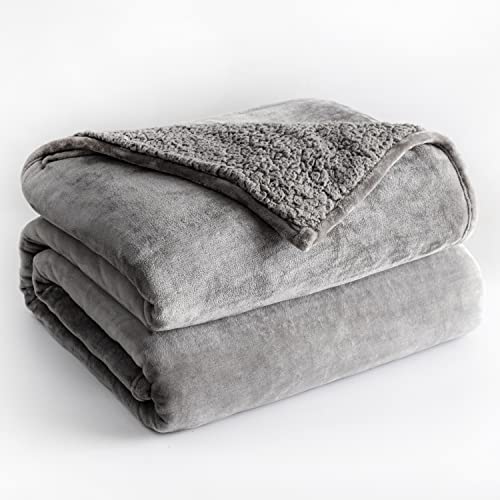 Uttermara Weighted Blanket Twin Size 18 Pounds 48x72 inches, Sherpa Weighted Blankets with Soft Plush Fleece & Cozy Warm Sherpa for Couch Sofa Bed, Winter Heavy Blanket Great for Sleep & Calming