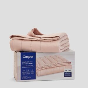 Casper Sleep Weighted Blanket, 15 lbs, Dusty Rose