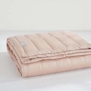 casper sleep weighted blanket, 15 lbs, dusty rose