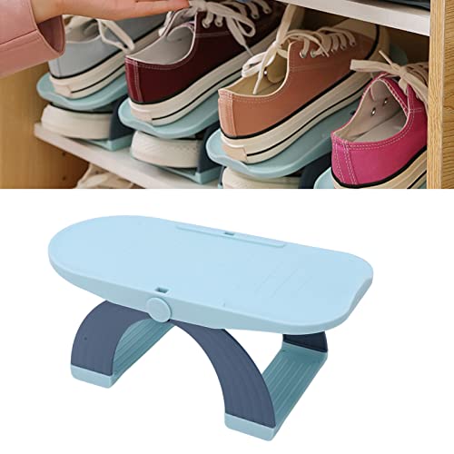 Shoe Space Saver, Home Space Saving Bridge Type Shoe Rack for Apartment (Blue)