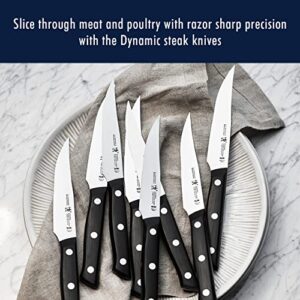 HENCKELS Dynamic Razor-Sharp 15-Piece Knife Set with Block, German Engineered Informed by 100+ Years of Mastery