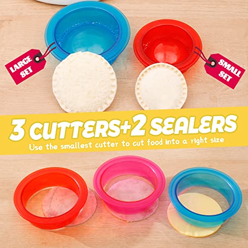 darsun Sandwich Cutter and Sealer, 5 PCS Sandwich Cutter for Kids, Decruster Sandwich Maker, Sandwich Press Crimper DIY Jelly Crustless Sandwich Bread Pie Cookie Cutter for Children Boys Girls