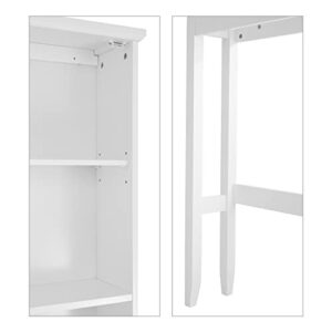 Teamson Home Newport Wooden Storage Cabinet, White Space Saver