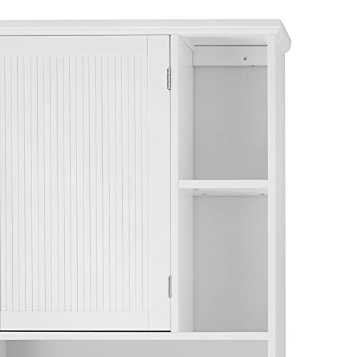 Teamson Home Newport Wooden Storage Cabinet, White Space Saver