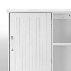 Teamson Home Newport Wooden Storage Cabinet, White Space Saver