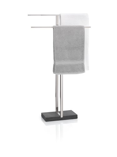 Towel Butler Polystone Base (Stainless Steel) (34"H x 19.75"W x 6.3"D)