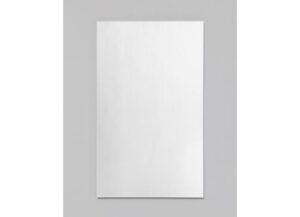 robern rc1626d4fp1 r3 series single door mirrored medicine cabinet with plain door, plain