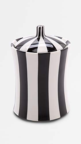 Jonathan Adler Glitter Canister, Black/White, One Size