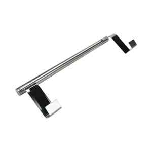 HEVSTIL 2Pcs Stainless Steel Towel Bar Rack 9 Inch Over Door Towel Rack Bar Holders Modern Kitchen Over Cabinet Towel Bar Rack Hanger Installation On Over Cabinet Cupboard Doors