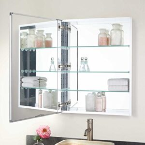 Signature Hardware 413206 Acwel 24" x 30" Recessed Mount Frameless Single Door Medicine Cabinet with Reversible Door Swing