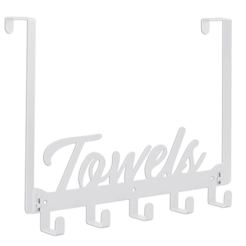 Over The Door Hooks, Towel Rack for Bathroom Towel Holder for Hanging Heavy Duty