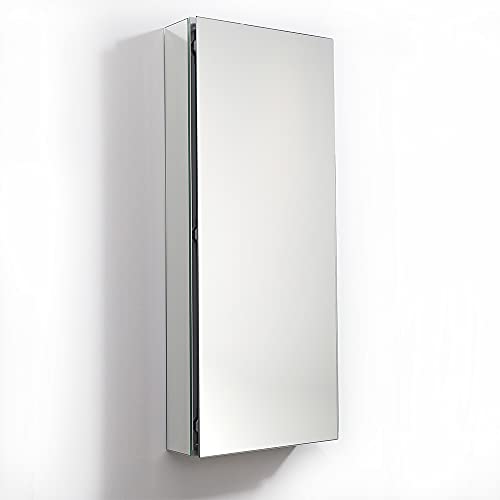 Fresca 15" Wide x 36" Tall Bathroom Medicine Cabinet w/Mirrors