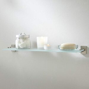 signature hardware 353706 helsinki tempered glass shelf