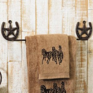 black forest decor western star towel bar