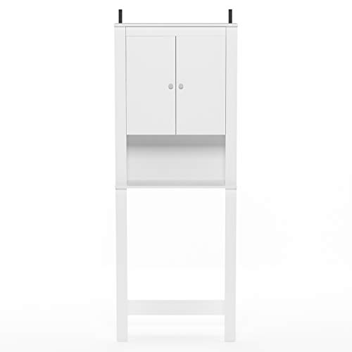 Furinno Indo Double Door Bath Cabinet, White